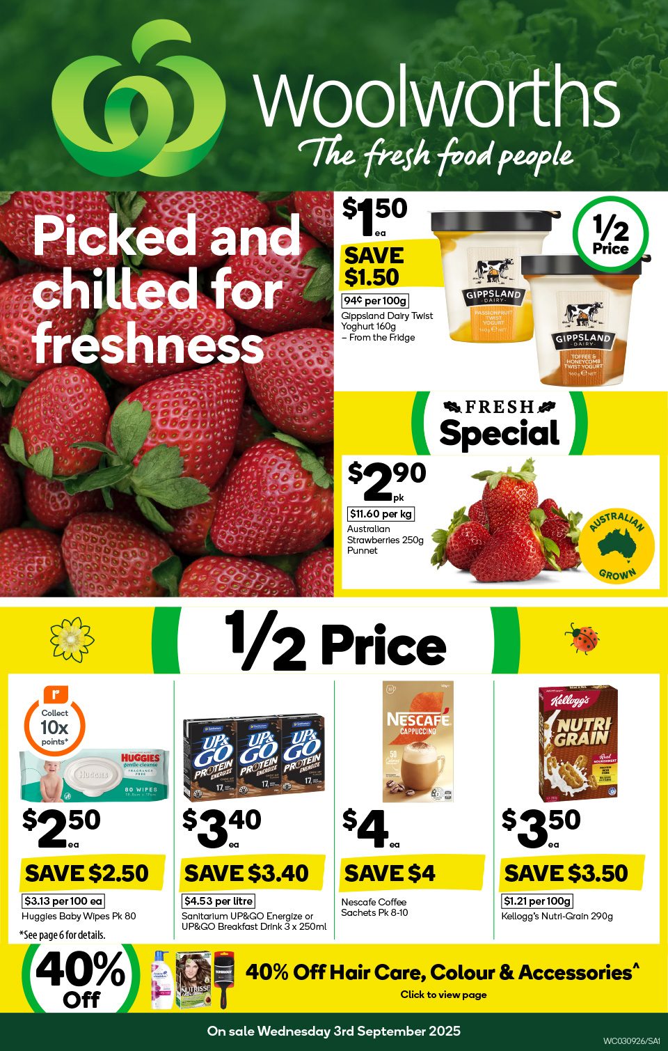 Weekly Woolworths Catalogue September 3 - 9, 2025 SA | Catalogue AU