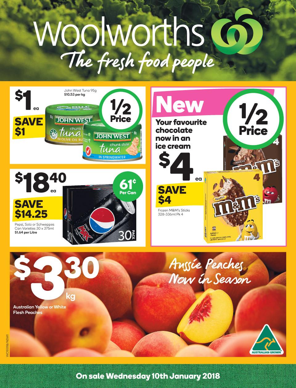 Woolworths Catalogue 10 - 16 January 2018 | Catalogue AU