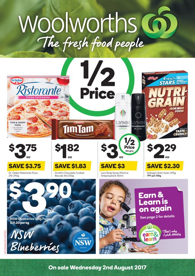 Woolworths Catalogue 2 - 8 Aug 2017 | Catalogue AU