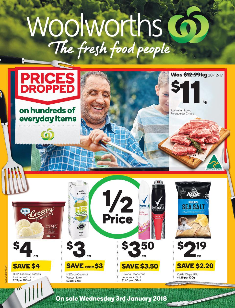 Woolworths Catalogue 3 - 9 January 2018 | Catalogue AU