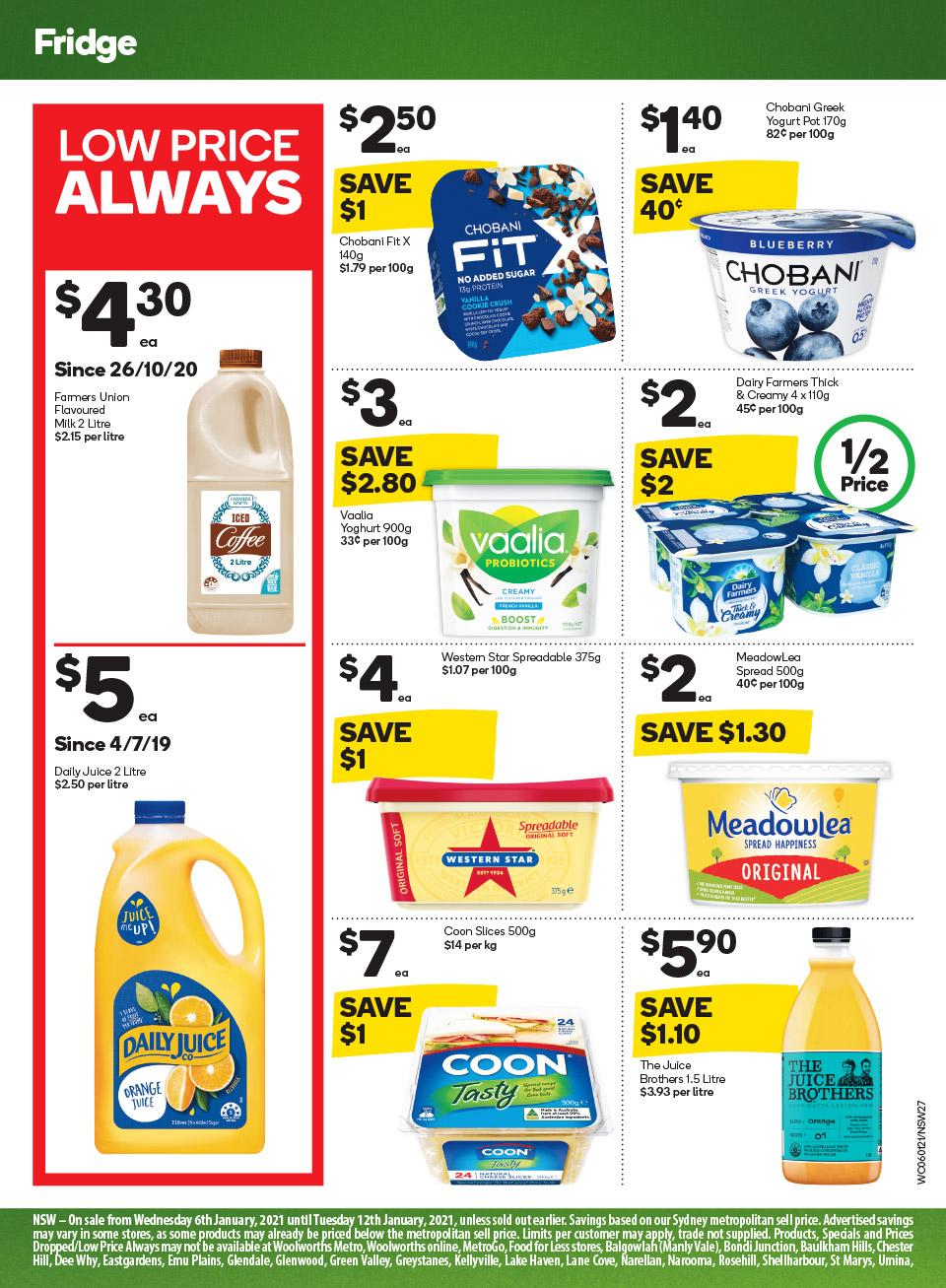 Woolworths Catalogue 6 - 12 Jan 2021 - Catalogue AU