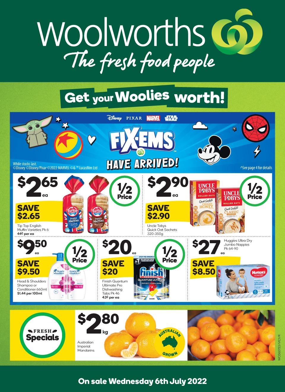 Woolworths Catalogue 6 - 12 Jul 2022 VIC - Catalogue AU
