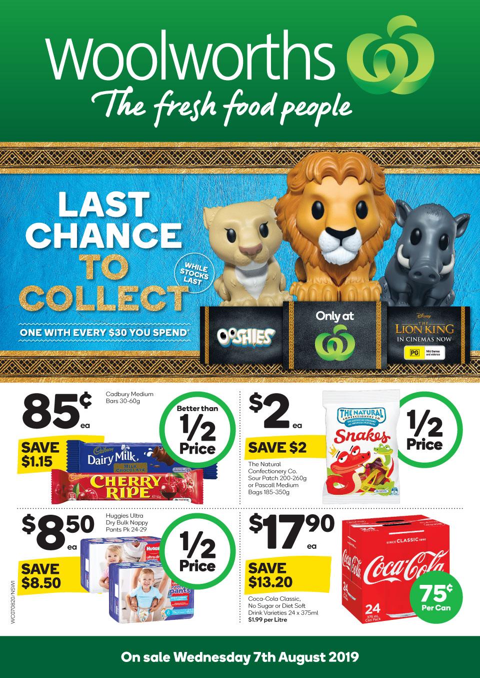Woolworths Catalogue 7 - 13 Aug 2019 | Catalogue AU