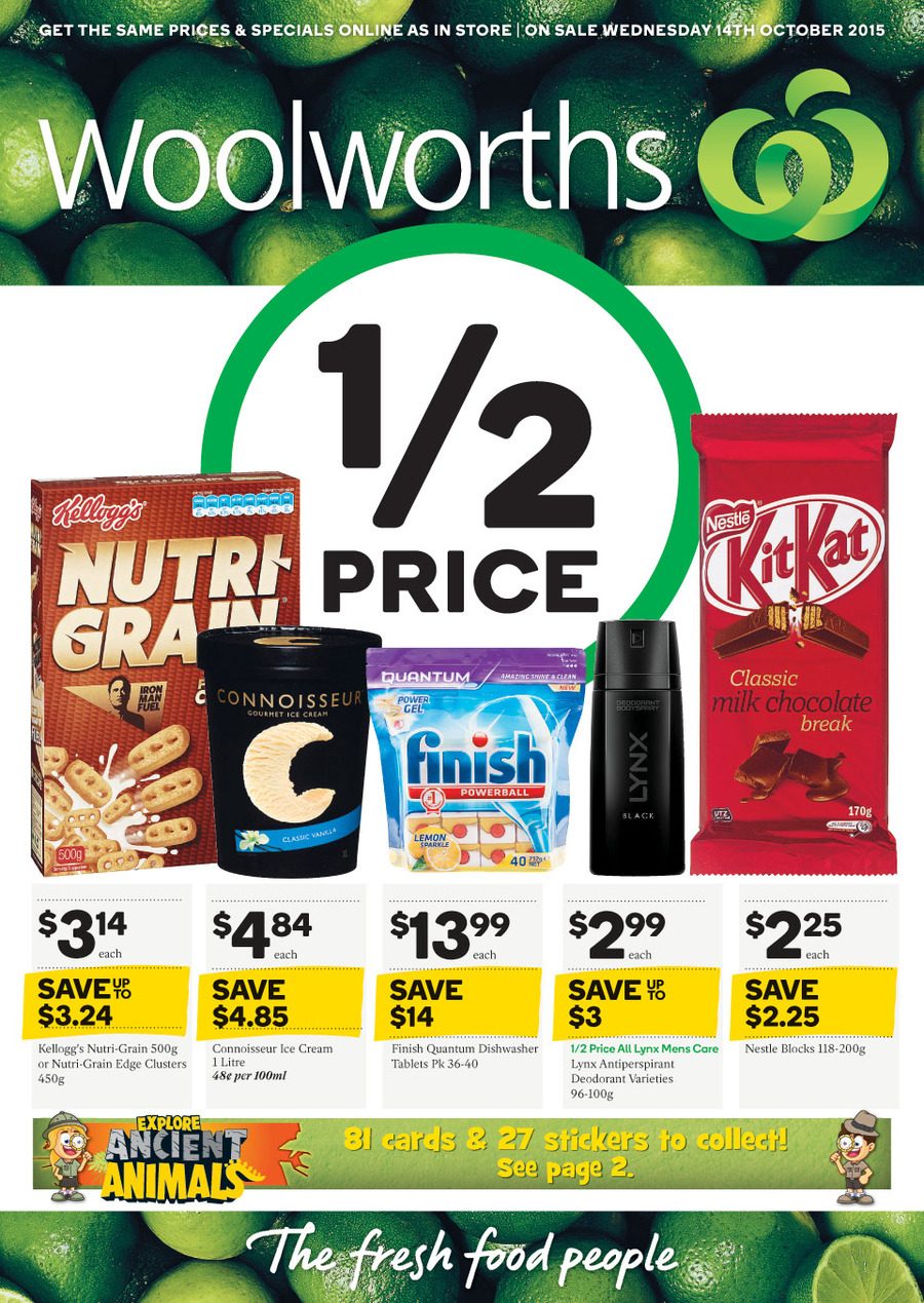 Woolworths Catalogue Oct 14 2015 - Catalogue AU